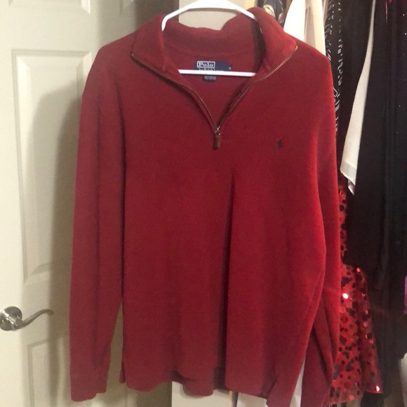 Polo Ralph Lauren | Sweaters | Mens Polo Sweater In Red | Poshmark
